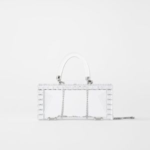Zara | Bags | Zara Transparent Rigid Mini Box Bag | Poshmark